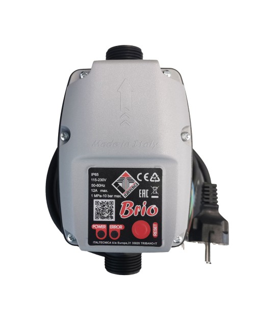 Ηλεκτρονικός ελεγκτης πίεσης - Control Brio 2000M με μανόμετρο - Italtecnica | newtools.gr