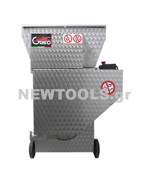 GRIFO DVEP50I σπαστήρας σταφυλίων INOX φυγοκεντρικός με διαχωριστήρα ...